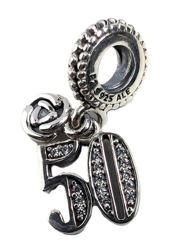 Authentic Pandora Charm, 50 Years of Love Dangle, #797264CZ | eBay