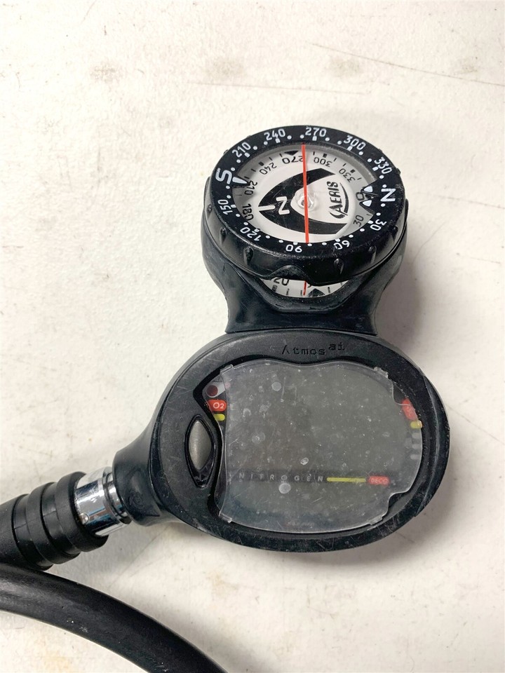 Aeris Atmos AI Scuba Gauge Console Computer and Compass Air Integrated ...