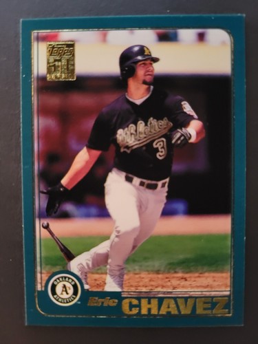 ERIC CHAVEZ- 2001 TOPPS MLB BASEBALL CARD # 67 Oakland Athletics | eBay