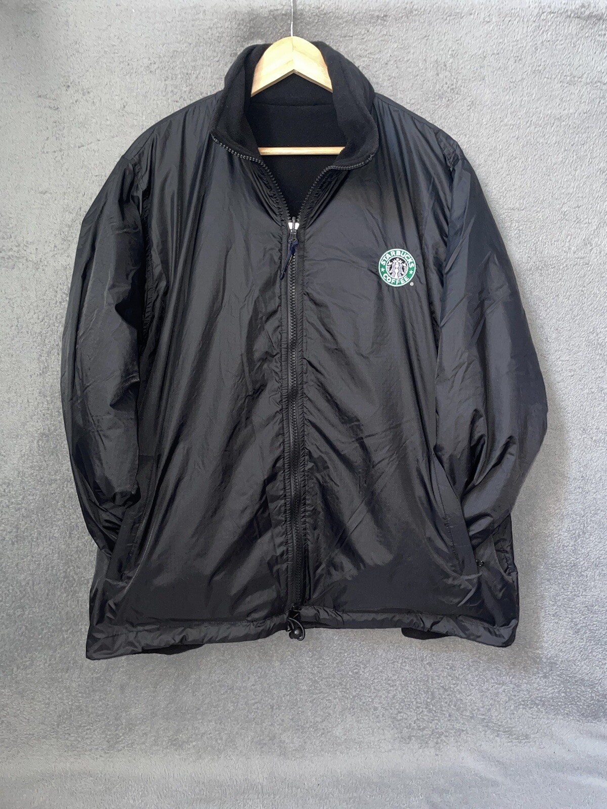 Starbucks Coffee Work Bomber Jacket By Uneek, Black, … - Gem