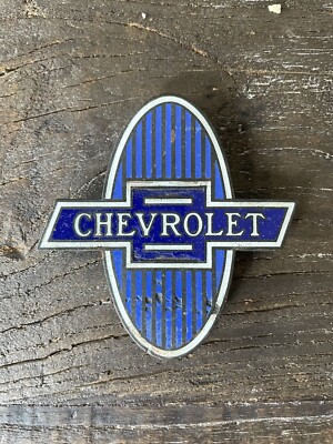Vintage Chevy Emblem 1929 1930 1931 1932 OEM Chevrolet Badge Radiador ...