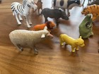 Safari Farm Animal Figures, Cows, Goat, Lion, Sheep, Sloth, Zebra, Dog ...
