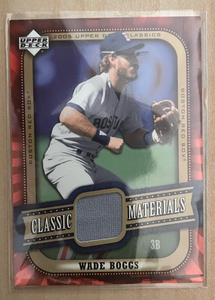 2005 Upper Deck Classics , Wade Boggs Jersey | eBay