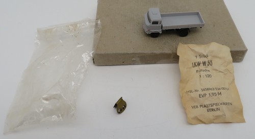 VEB DDR Scale N 1/120 DDR Lkw Ifa W50 Truck - Delivery Grey +Bag ...