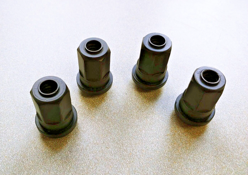 4 NICE USED ORIGINAL PORSCHE 911 924 944 928 964 LOCKING LUG NUT BASE ...