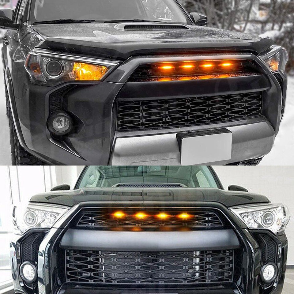4PCS Raptor Style Amber Grille LED Lights For 2014-2021 Toyota 4Runner ...