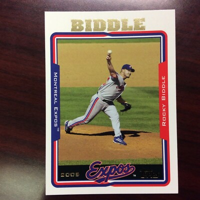 2005 Topps #191 Rocky Biddle Montreal Expos | eBay