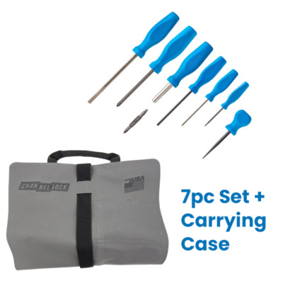 Channellock Screwdriver Set W/ - 7pc Set + Carrying Case | eBay