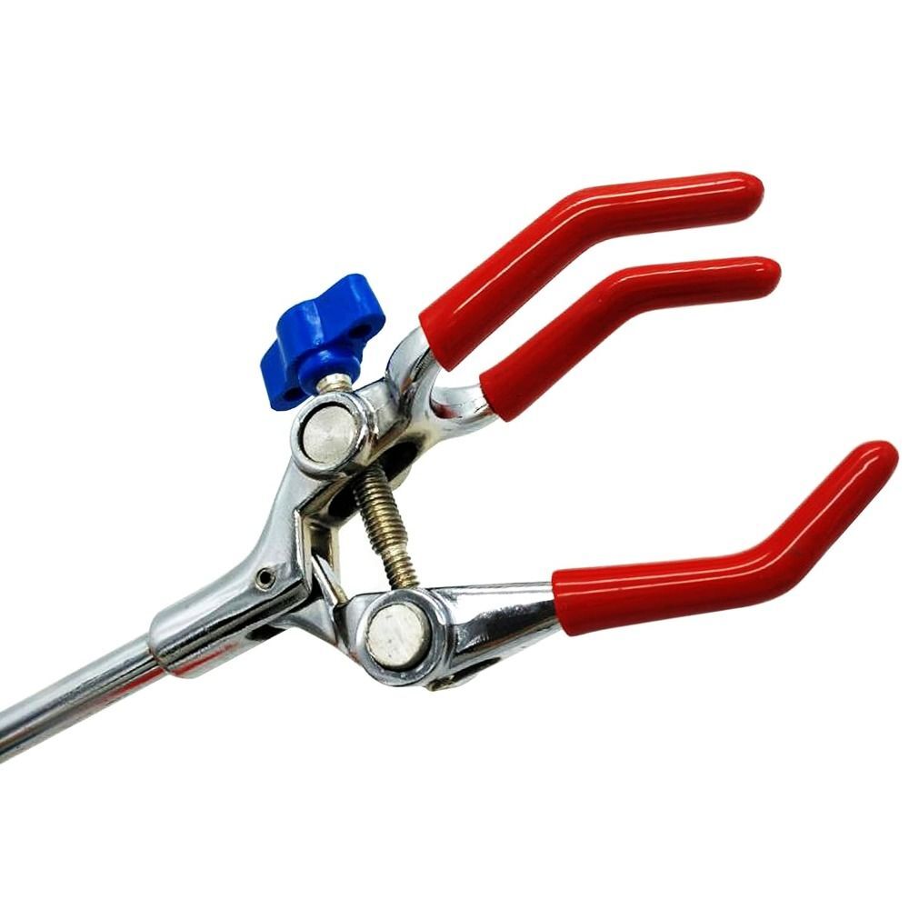1 Set Rubber-Coated Head Laboratory Clamp with Lab Stand Clip ...
