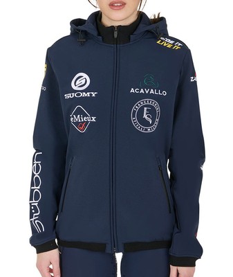 Giacca softshell multilogo da donna slim fit con interno in pile Equestro | eBay