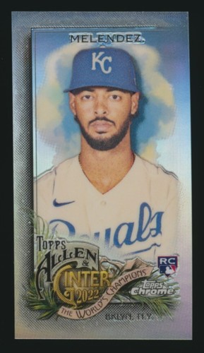 #264 MJ MELENDEZ 2022 Topps Allen & Ginter Chrome MINI REFRACTOR RC ...