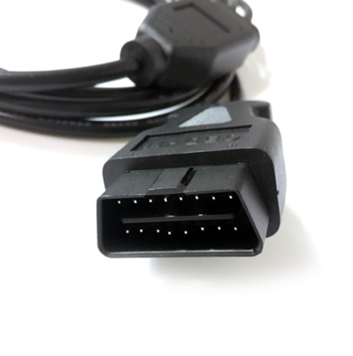 OBD2 16Pin to DB9 OBDII Adapter Car Connector Extension Diagnostic ...