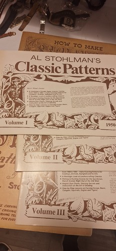 Leather Carving Book Lot By Al Stohlman Vintage | eBay