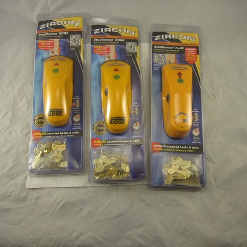 Zircon StudSensor Pro25 Stud Finder Picture Hanging Kit Assorted Hooks ...