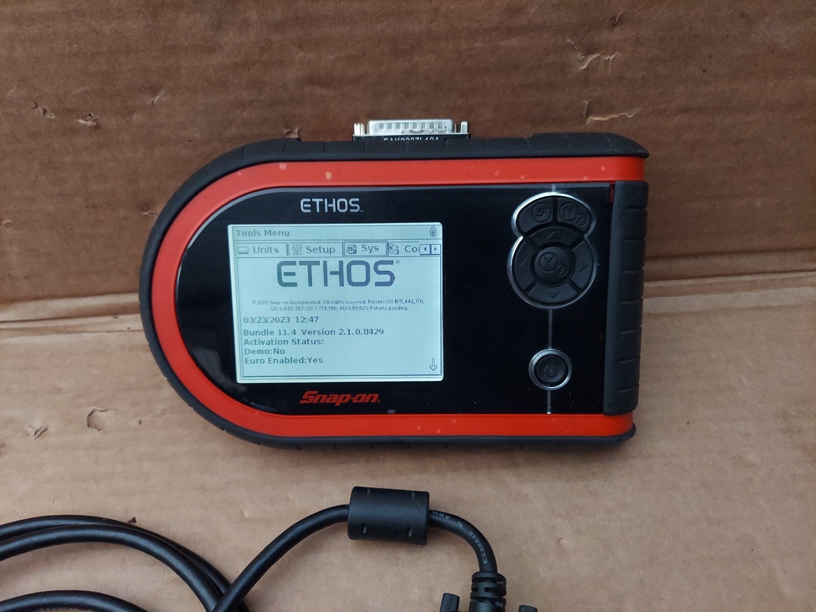 Snap-on Ethos Deluxe Scanner EESC312 Bundle 11.4 W/ Accessories | eBay