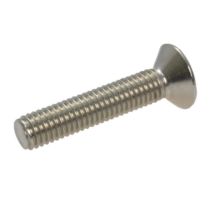 M16 x 2.00p x 30mm Countersunk Socket Screw (10mm Key) Stainless G304 ...