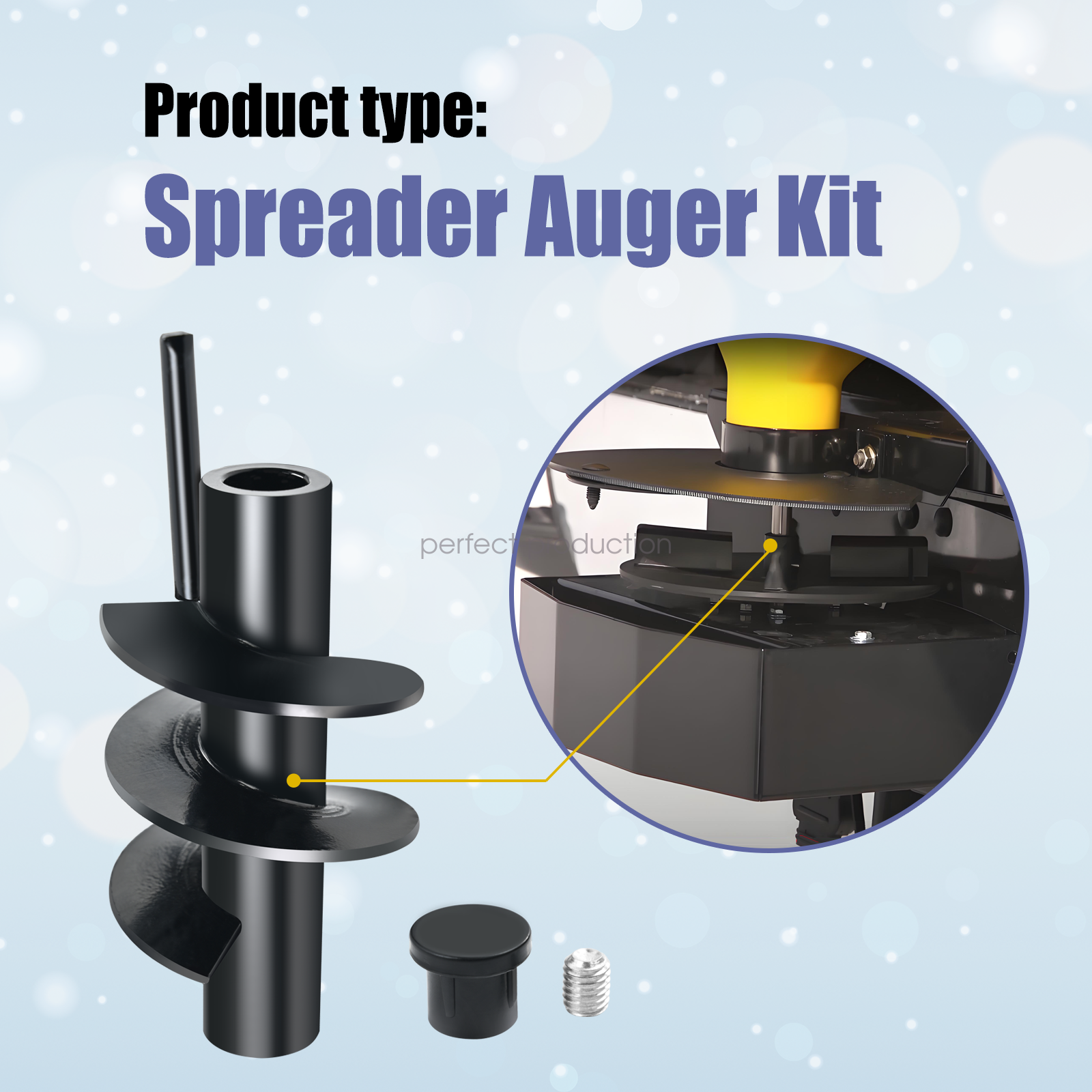 75615 D6075 D6122 Salt Spreader Auger Kit Fit For SnowEx SP-375 SP-575 ...