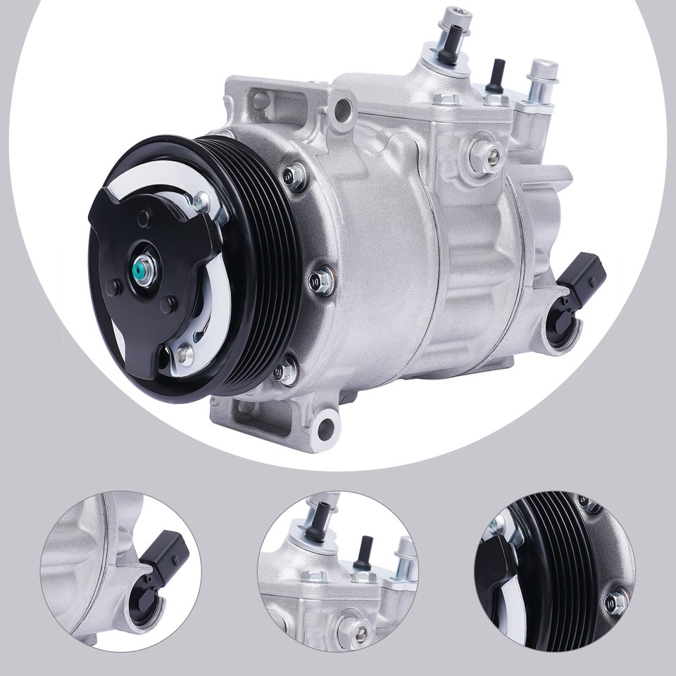 A/C AC Compressor W/Clutch For Audi A3 TT VW Jetta Golf GTI EOS 2.0L ...