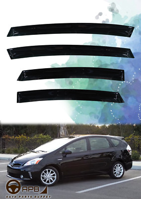 For Toyota Prius V /Prius α 12-17 Deflector Window Visors Guard Vent | eBay