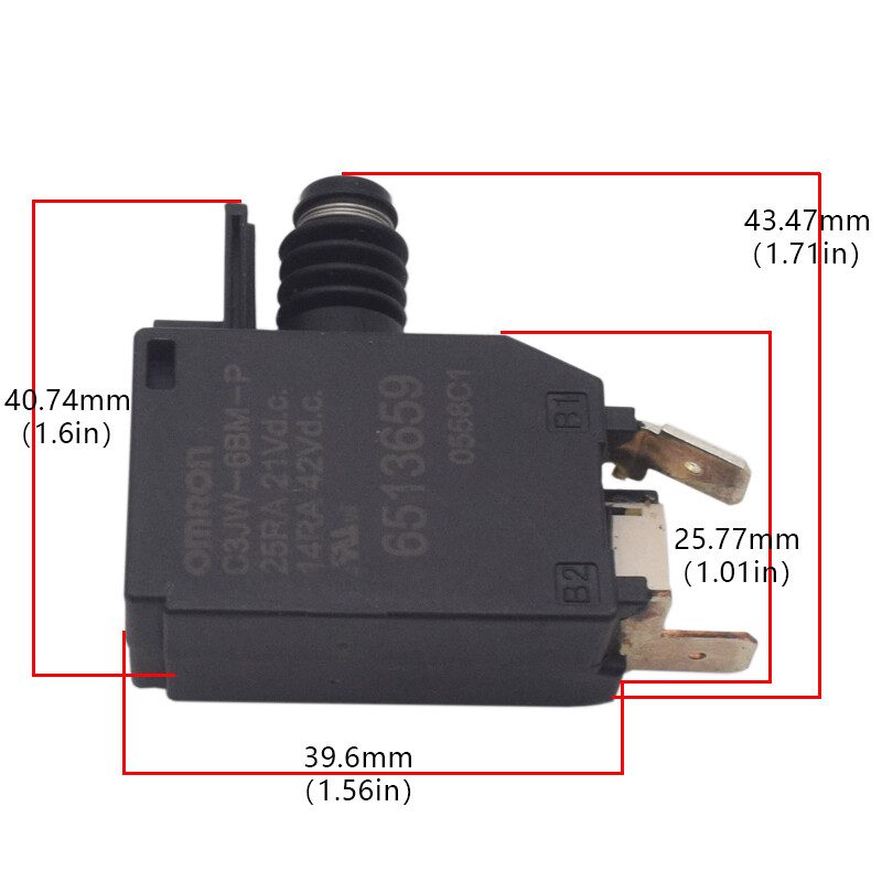 OMRON C3JW-6BM-P 1PCS 25RA 21Vd.c. 14RA 42Vd.c. Trigger Switch for sale ...