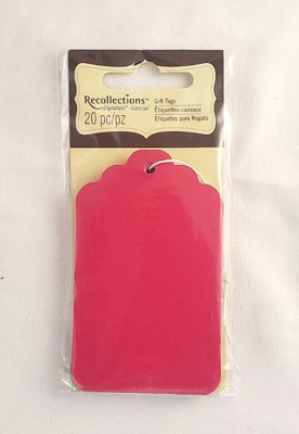 Recollections Signature Assorted Colors GIFT TAGS - 20 pcs | eBay