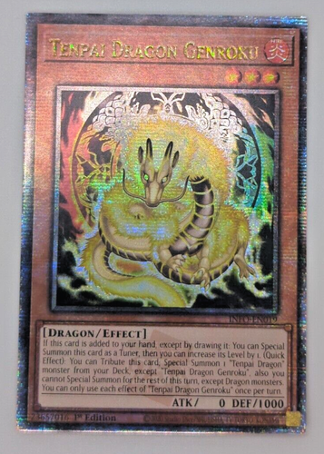 Yu-Gi-Oh! TCG - Tenpai Dragon Genroku - QC Secret Rare - INFO-EN019 ...