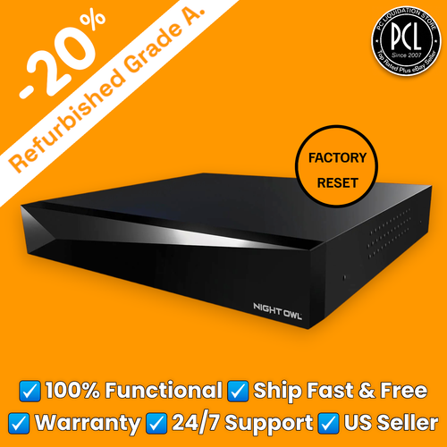 Night Owl DVR Security System 12 Channel 2K 2TB DVR-FTD4-8 FREE ...