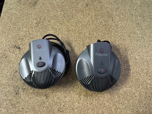 2 x Polycom SoundStation VTX 1000 / IP 6000 Microphone 2201-07155-601 w ...