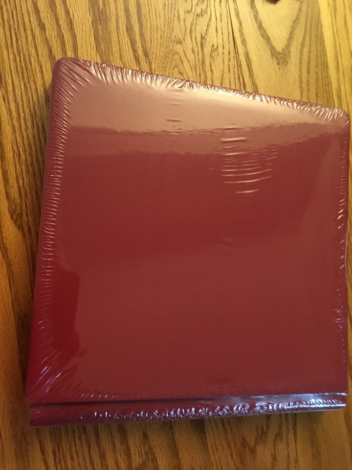 NEW Creative Memories 12x12 Album Cover Red with Silver Foil 15 White ...