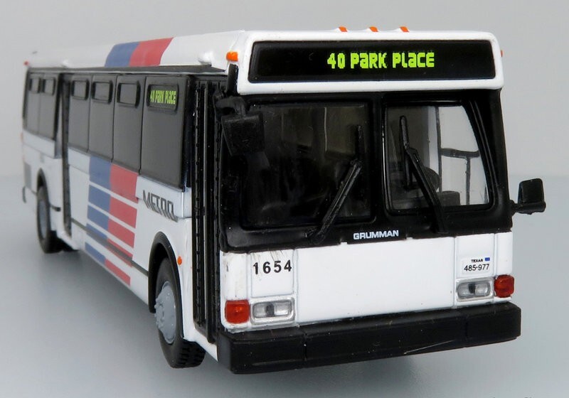 Iconic Replicas 1:87 1980 Grumman 870 Transit Bus: Houston METRO | eBay
