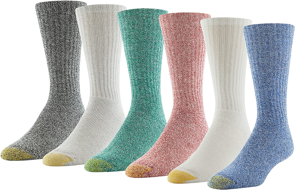 Gold Toe Men'S Harrington Crew Socks, Multipairs | eBay