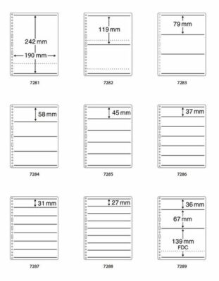 PRINZ PRINZ-SYSTEM-Sheets, single-sided, with universal-punshing, white ...