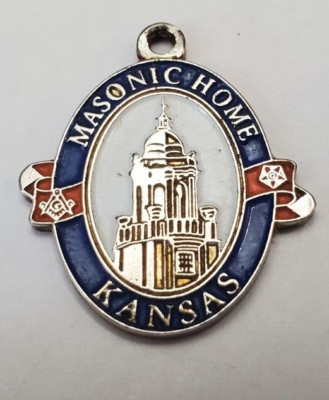 Vintage Masonic Home Kansas State Pendant Travel Souvenir Charm | eBay