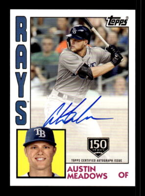 2019 Topps Update Austin Meadows 1984 Topps Baseball Auto 150th ...