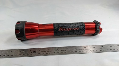 SNAP-ON Red Anodized Aluminum 3D-Cell Flashlight Rubber Grips | eBay