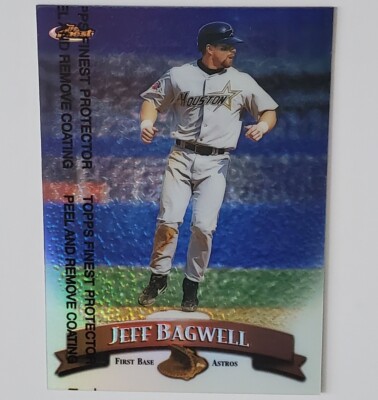 JEFF BAGWELL 1998 Topps Finest Baseball Card #209 Refractor Unpeeled | eBay
