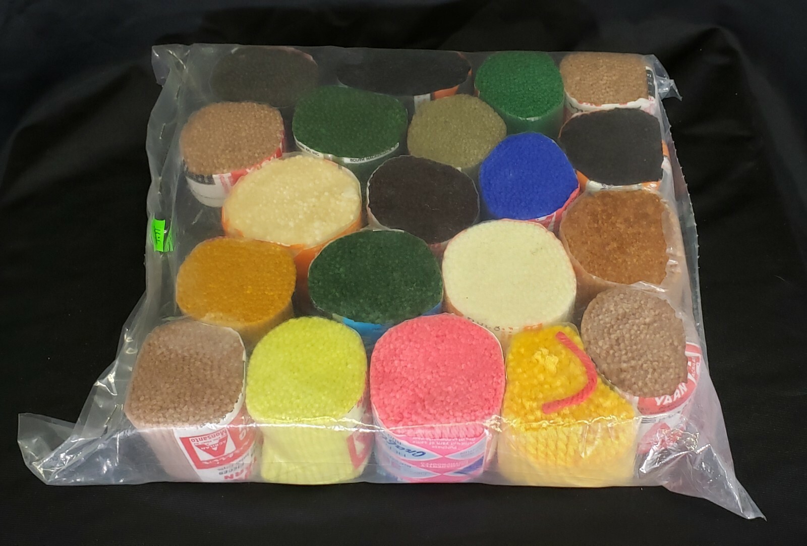 Vintage Pre Cut Rug Yarn Acrylic Yarn Multi color Bucilla Bernat ...