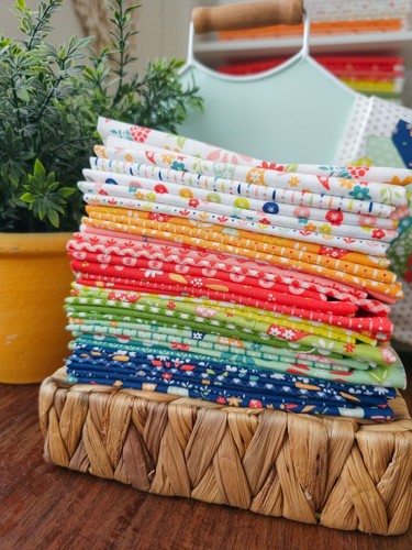 Raspberry Summer 9 x 22 Cut 37690F8 Moda Precuts 34 piece Fat Eighth ...