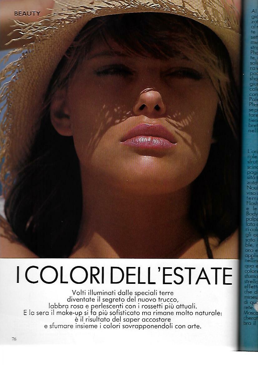 VINTAGE COSMOPOLITAN ITALIA 1983 RENEE SIMONSEN PAULINA PORIZKOVA ...