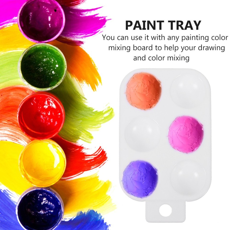 10 Pcs Color Display Plate Empty Watercolor Palette Watercolour Paint ...