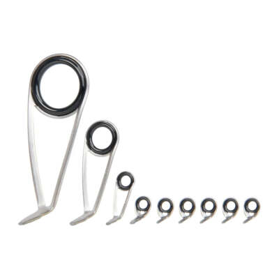 Fuji KL-H High Frame Silver Alconite Spinning Guide Kits | eBay