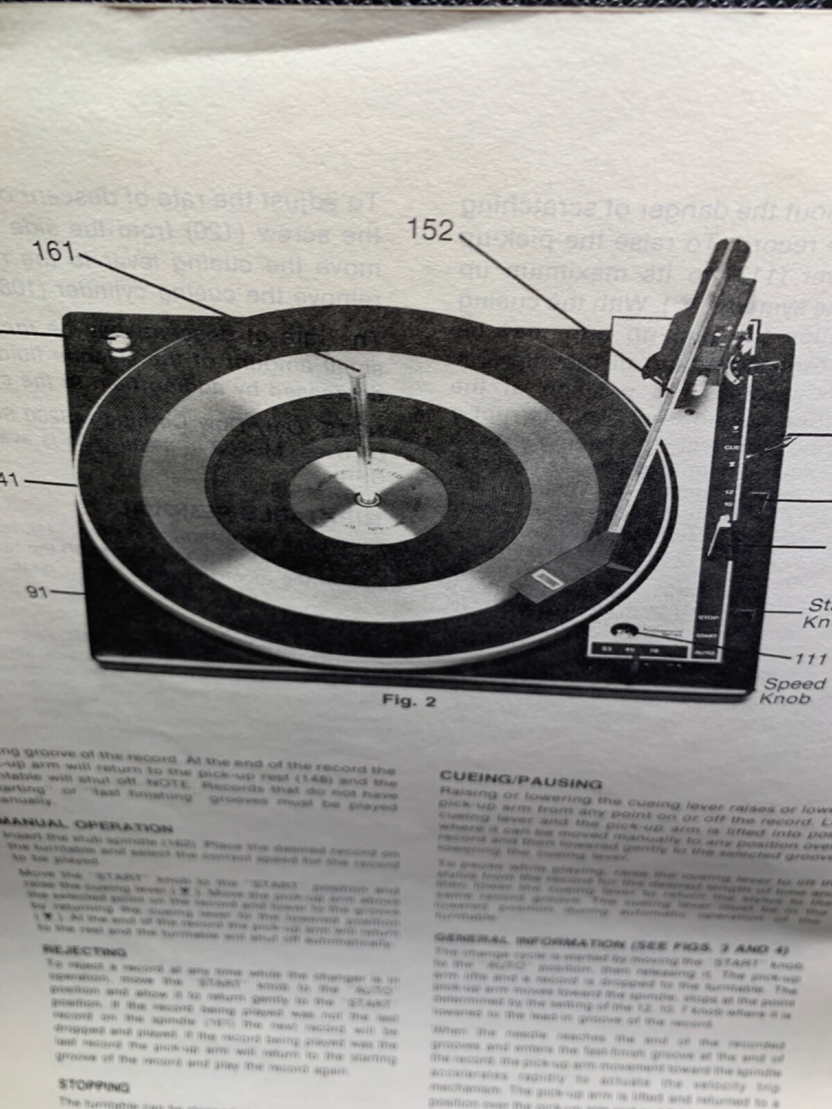 Vintage Rare BSR Turntable Model C-167 Service Manual for sale online ...