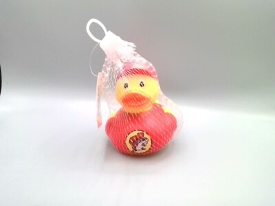 BUC-EES~Yellow Duck in Red Buc-ees Beaver Shirt & Red Ball Cap Rubber ...