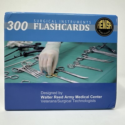 Surgical Instrumentation Flash Cards for Technologists Exam, Students ...