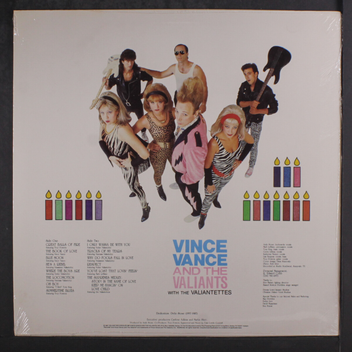 VINCE VANCE & VALIANTS: special anniversary edition VALIANT 12" LP 33 ...