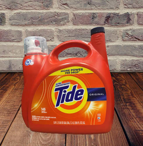 Tide Original HE Turbo Liquid Laundry Detergent, 25, 64, 96 & 107 Loads ...