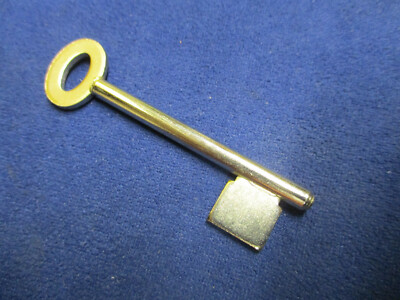 Pin Cabinet KEY BLANK 71mm Long Nickel Plated for Chest/Cupboard 4.8mm ...