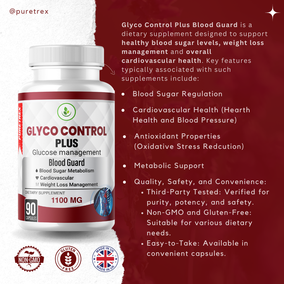 Glyco Control Plus - Blood Guard Management Weight Management Vegan ...