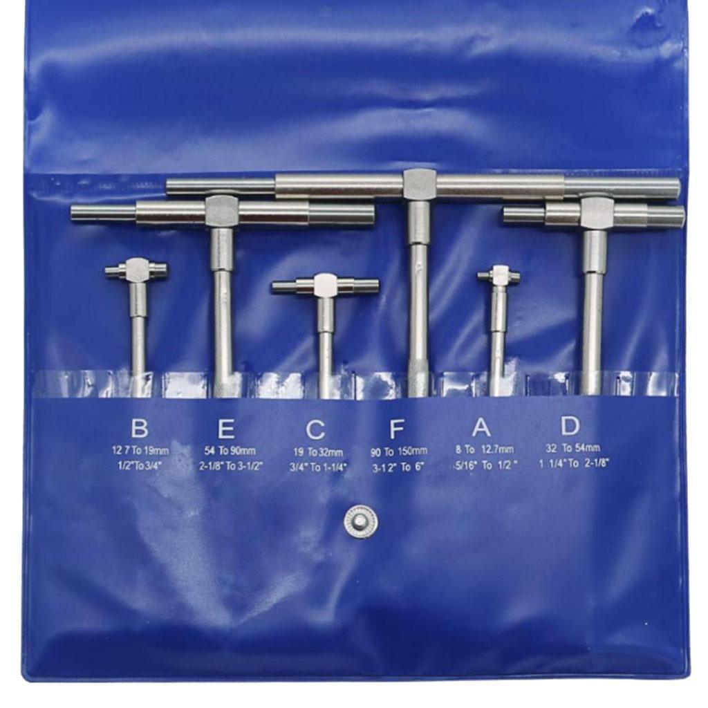 6Pcs 8-150mm Gage Inner Diameter Indicator Measuring Gauge | eBay