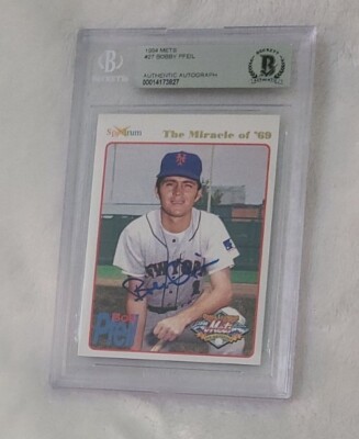 BOBBY PFEIL 1994 Spectrum AUTO ~ BAS Beckett Certified Autograph ~ 1969 ...